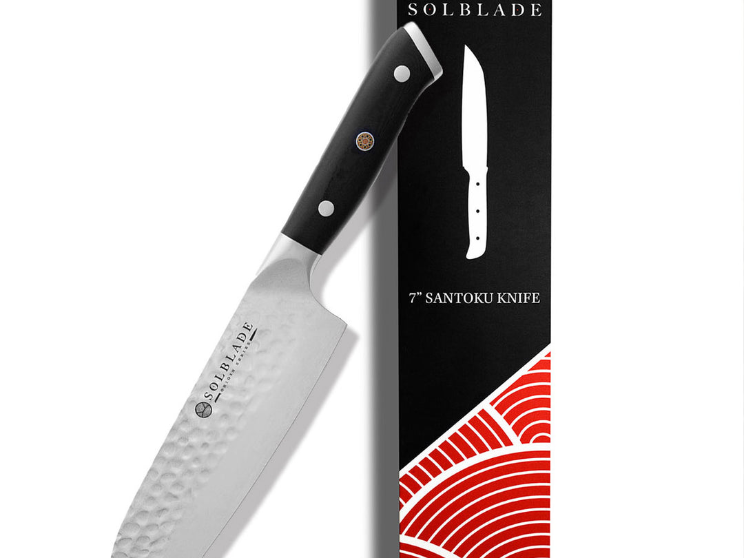 Santoku Knife 7" - Solblade Origin Series Knife Collection – SolBlade